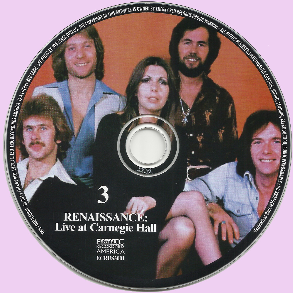 Rockasteria: Renaissance - Live At Carnegie Hall (1976 uk, gorgeous art ...