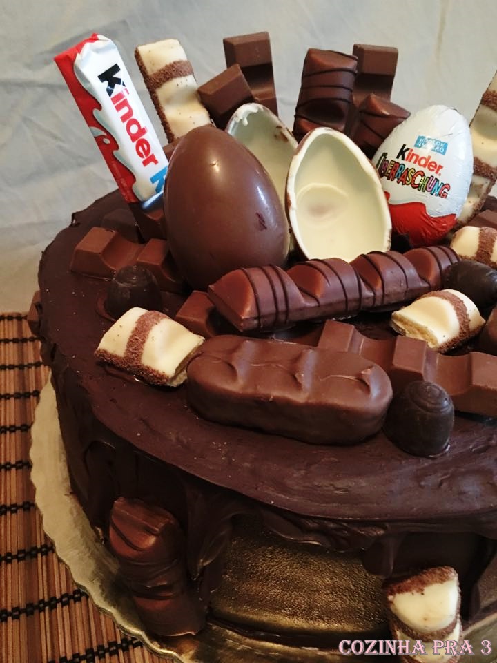 Cozinha pra 3: Bolo Kinder