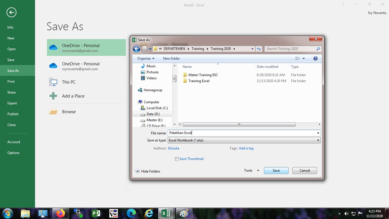 BAB I Pengertian dan Fungsi Workbook Excel