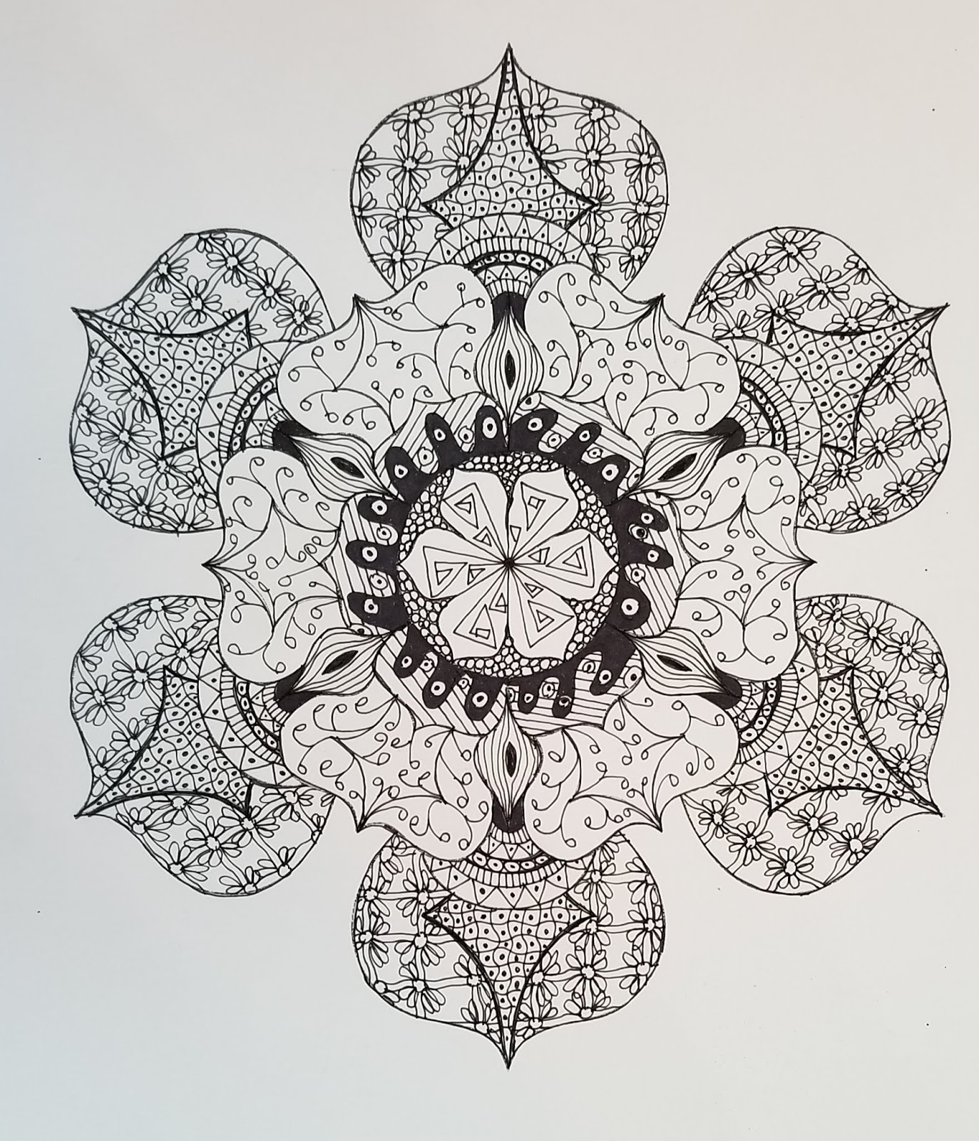 Stamp Queen: Zentangle mandalas