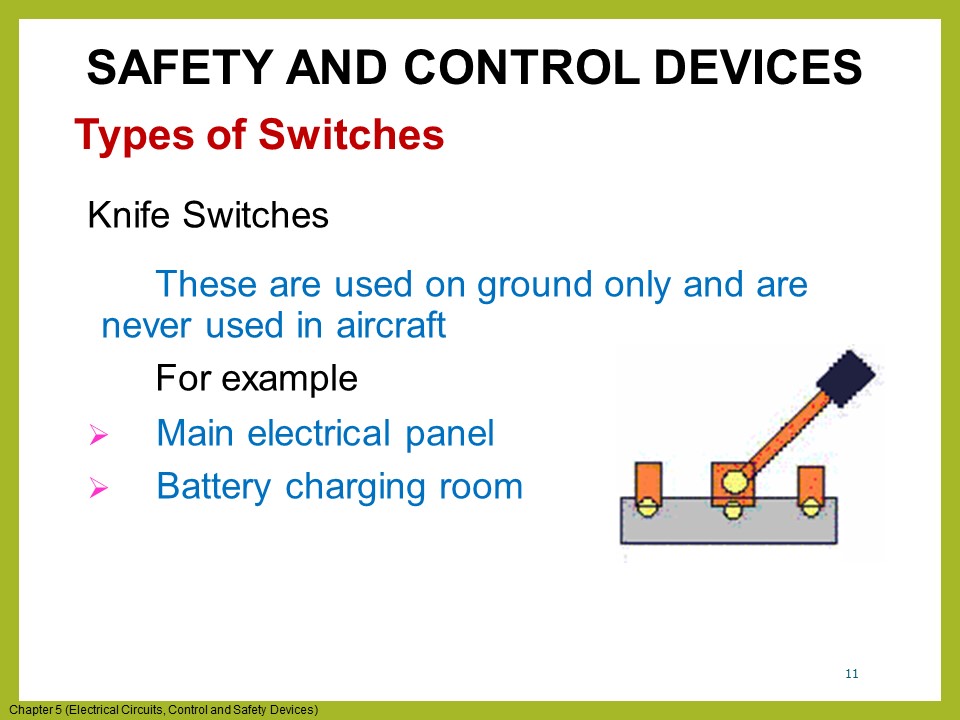 SAFETY AND CONTROL DEVICES Switches, types of switches ~ Part 66 ...