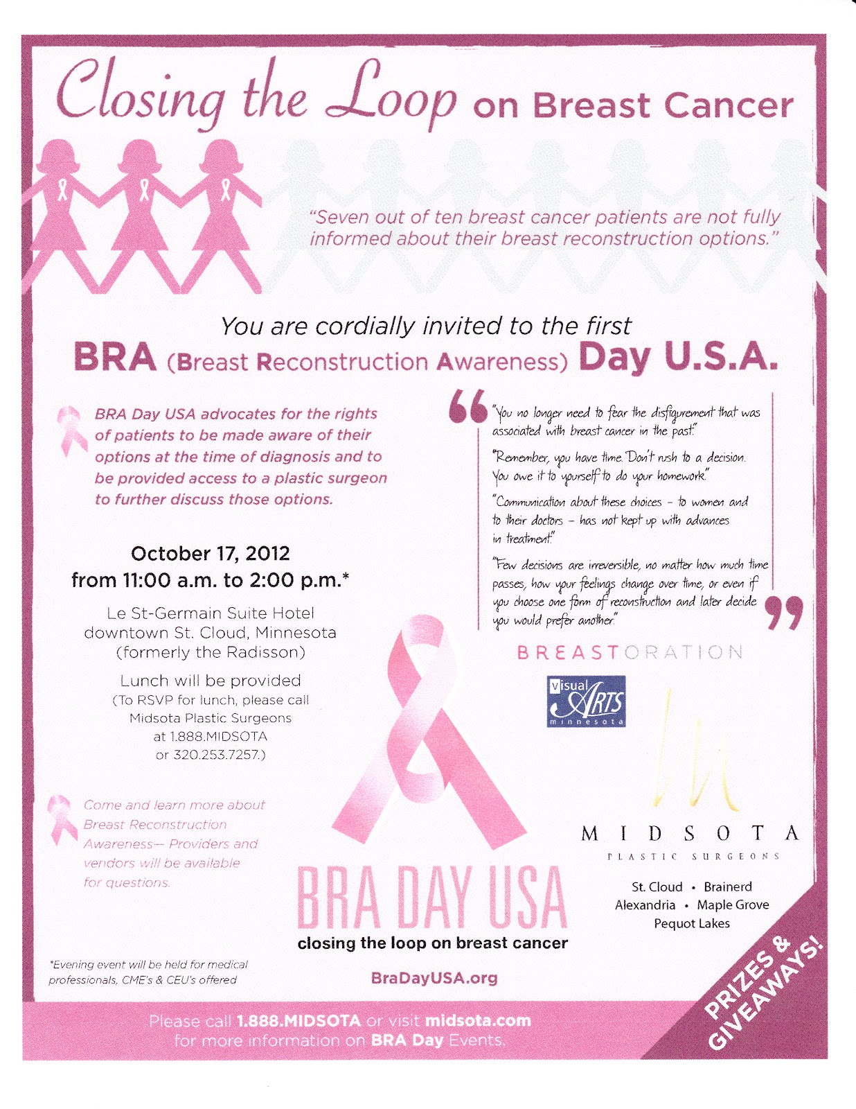 Breastoration: The Breast of the Story: Put the "US" in BRA DAY USA!