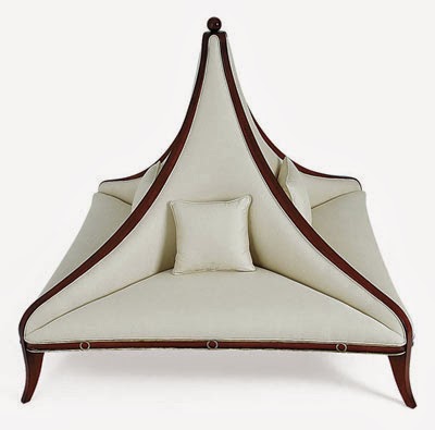 Arteeblog: Sofá triangular "Pyramis Sofa"