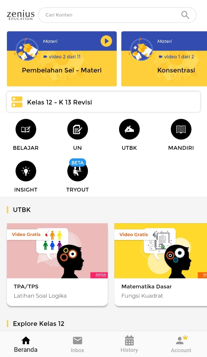 Review Zenius dan Bedanya dengan Aplikasi Bimbingan Lain - Cynef Tech