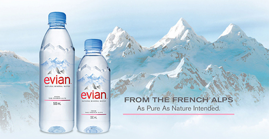 Mundo Das Marcas: EVIAN