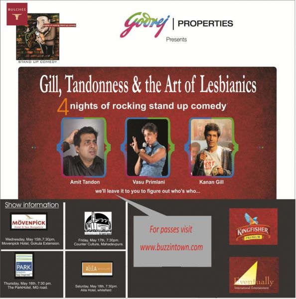 Enjoy Standup Comedy show happening in Bangalore