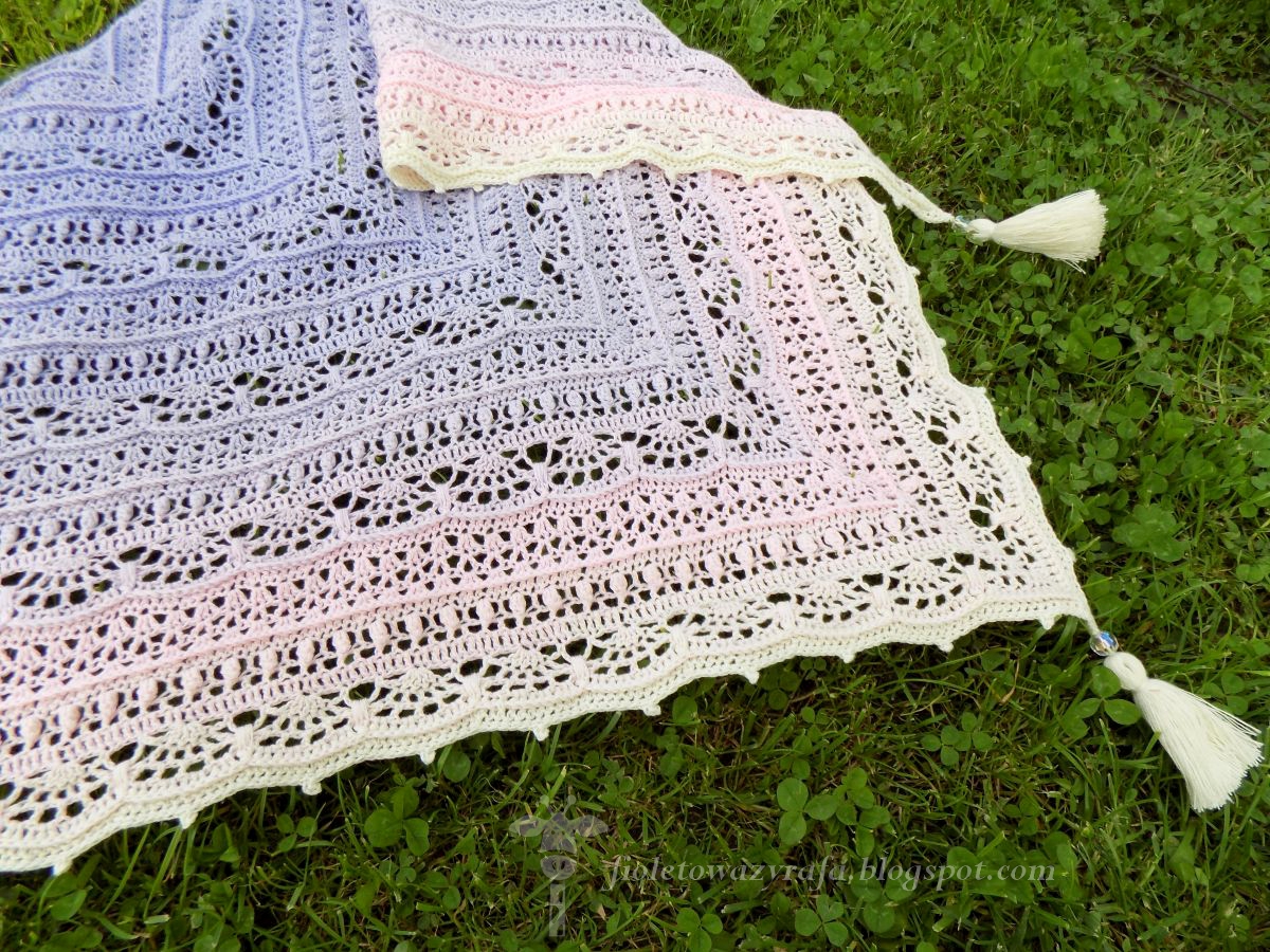 Fioletowa Żyrafa: Chusta Klementyna