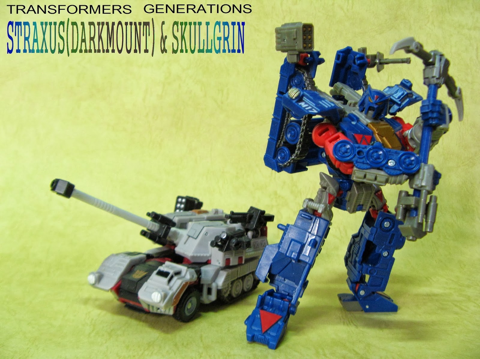 TRANSFORMERS : Generations Dx class Darkmonunt(Straxus) & Skullgrin變形金剛 ...