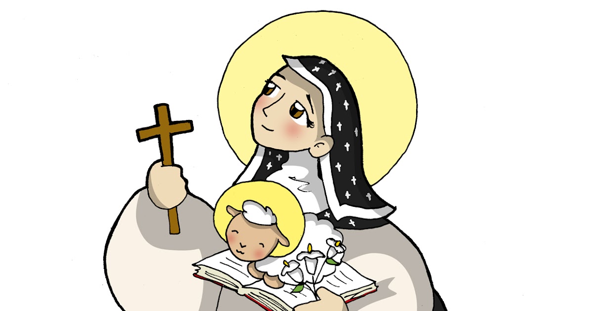 Dibujos para catequesis: SANTA INÉS DE MONTEPULCIANO