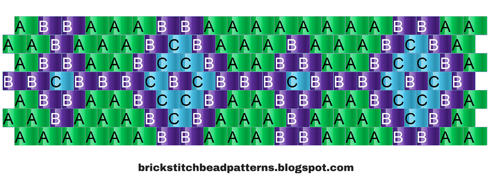 Brick Stitch Bead Patterns Journal: #8 Free Brick Stitch Pony Bead Cuff ...