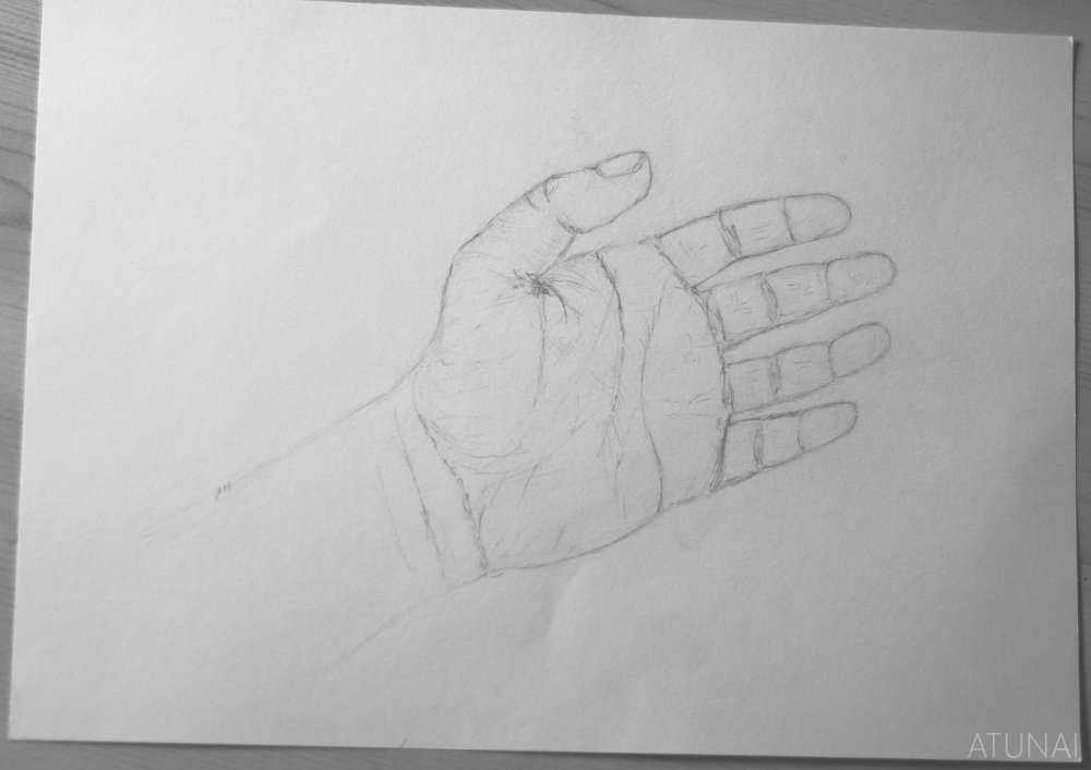 Kresba vlastní ruky - Atunai