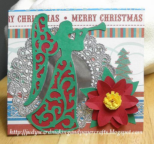 Judy's Handmade Creations: Christmas Angel card!!