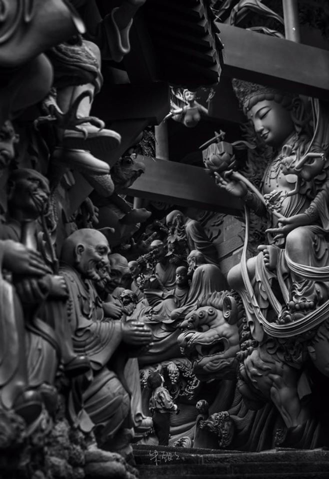 Modern Chinese Temple Reliefs, Shengshui Temple 圣水寺