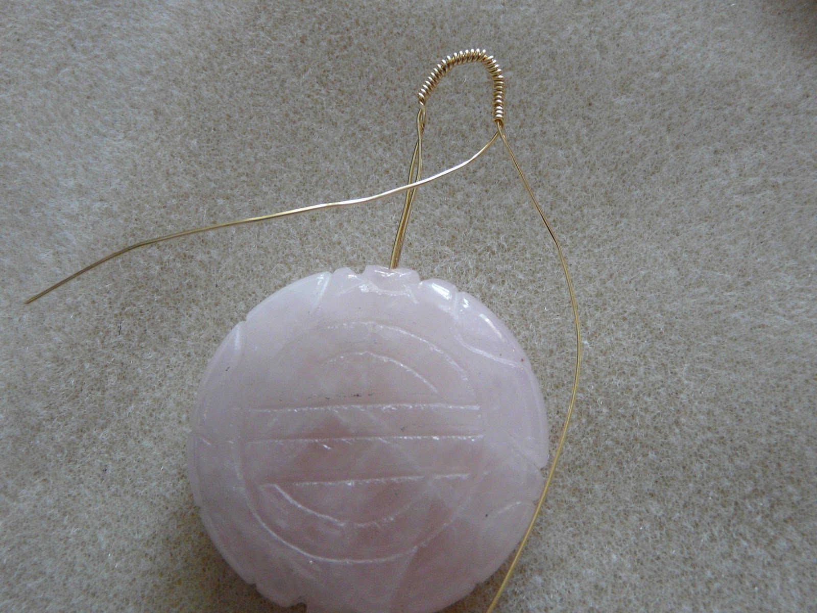 The Practical Beader: How to Make a Bail for a Top to Bottom/Straight ...