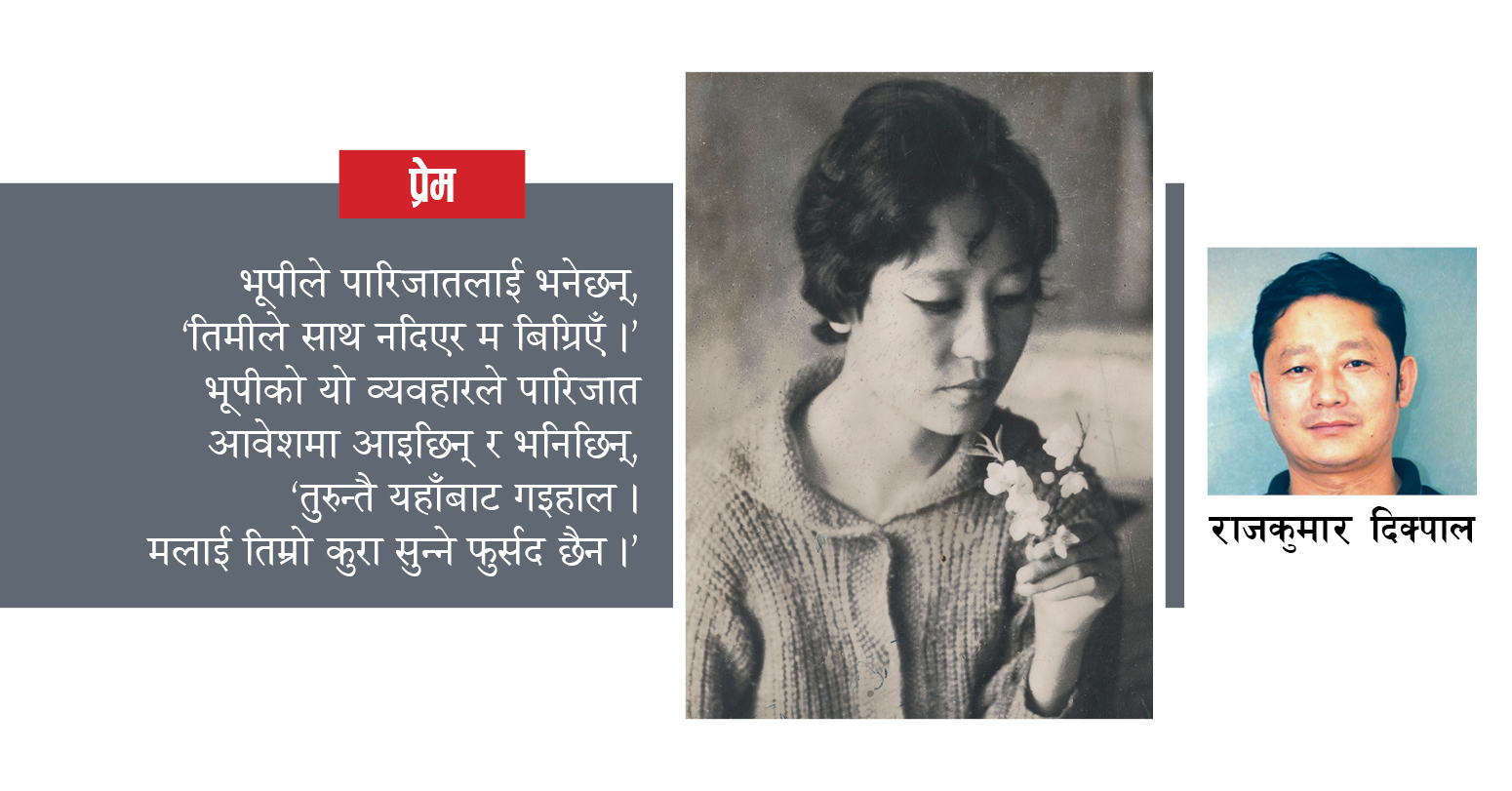 पारिजात स्‍मृति केन्द्र: पारिजातको अधुरो प्रेम - राजकुमार दिक्पाल