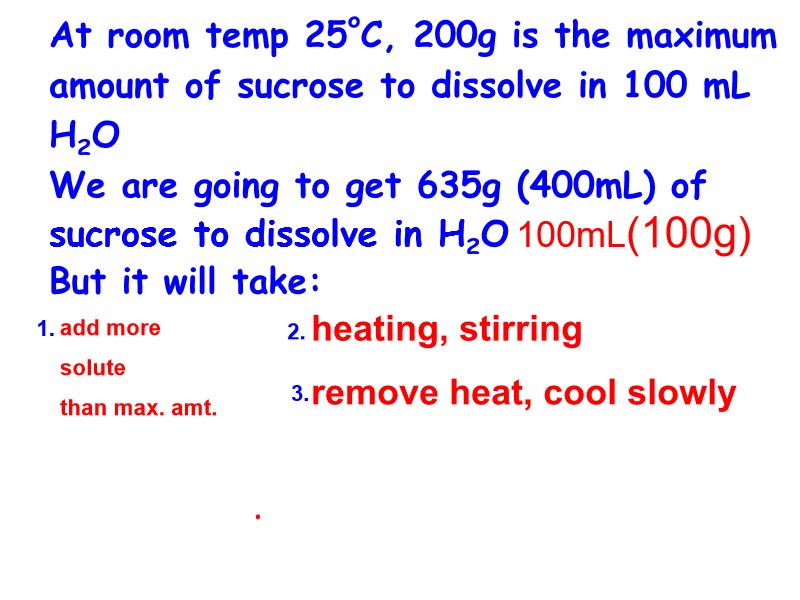 Chemistry Honors: Ch 13 Notes through Supersaturated Solutions; Rock ...