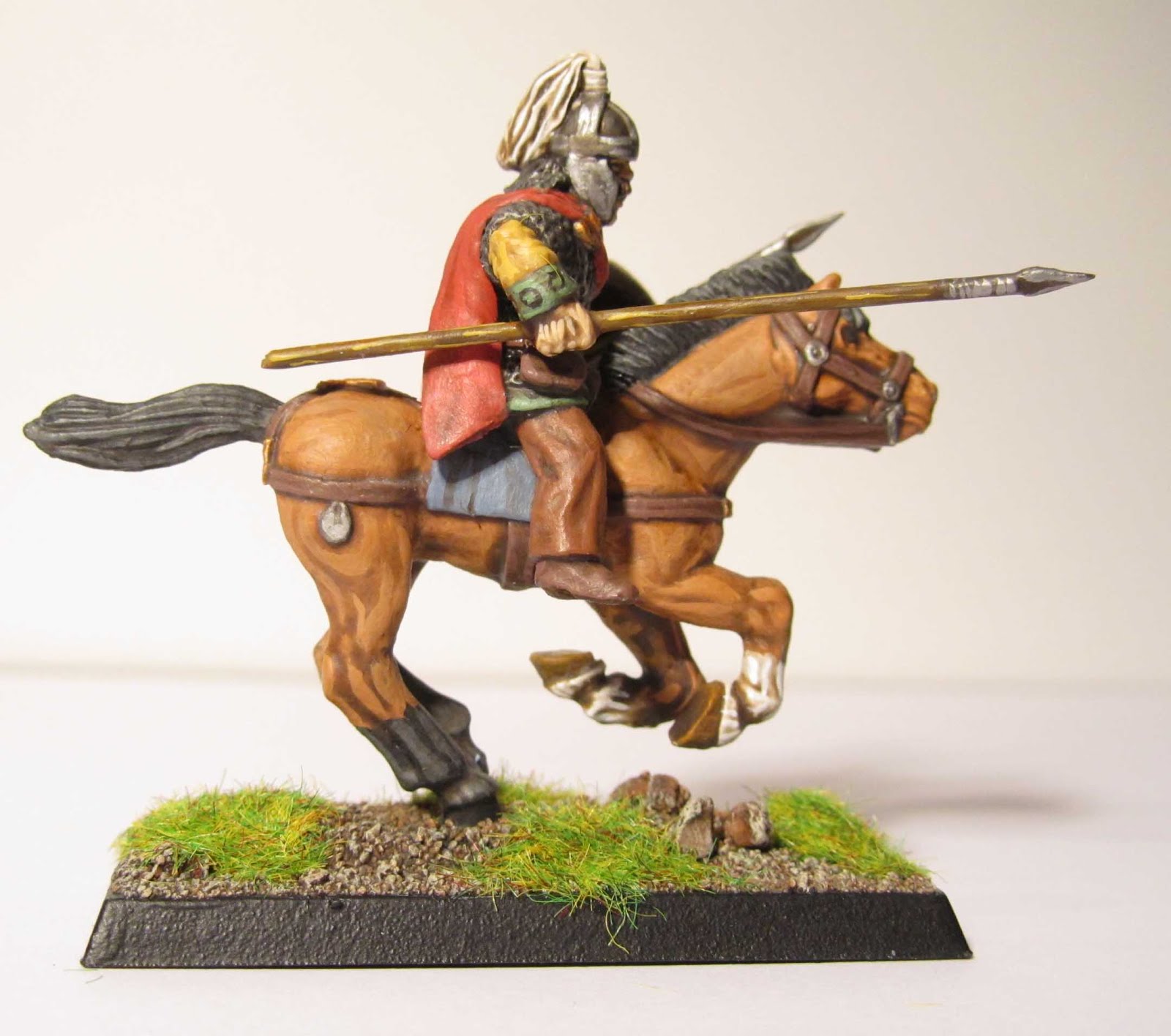 Andy's Wargaming Blog: Dip/Single Highlight Welsh cavalry