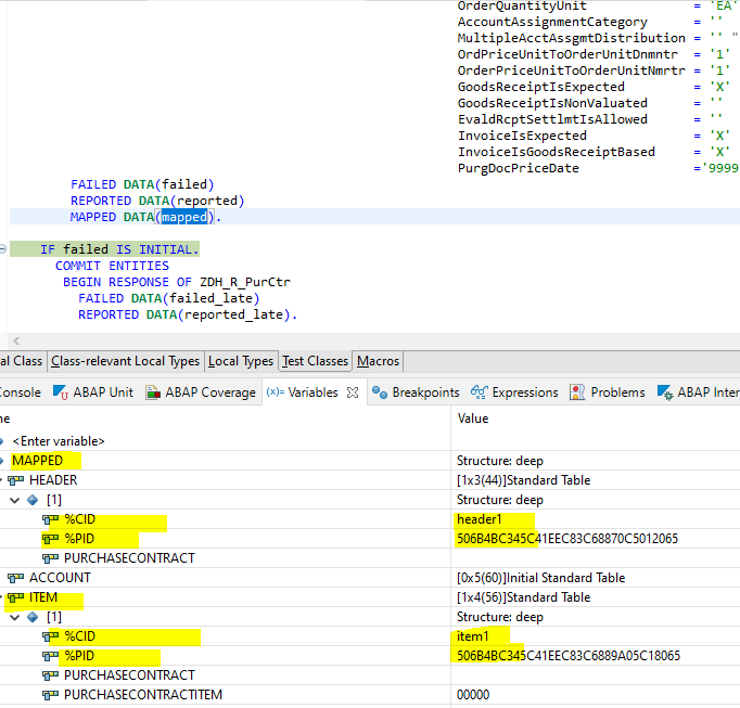 SAP ABAP Central: RAP Unmanaged BO – Late Numbering