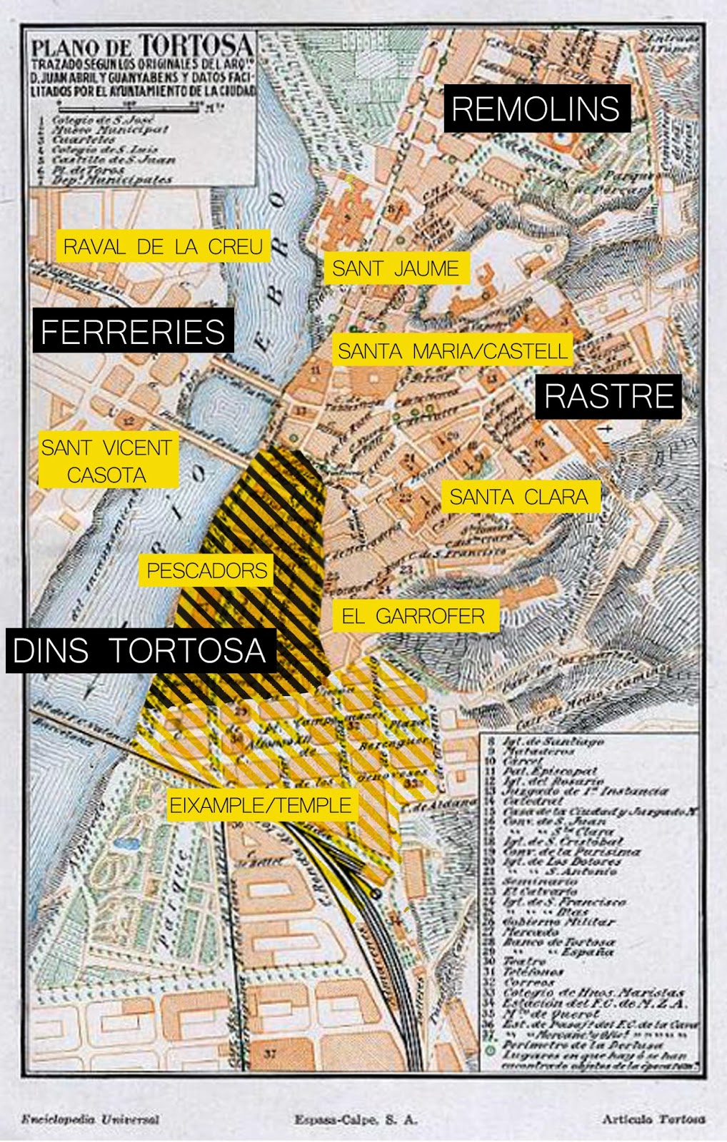 tortosa antiga: Dins Tortosa