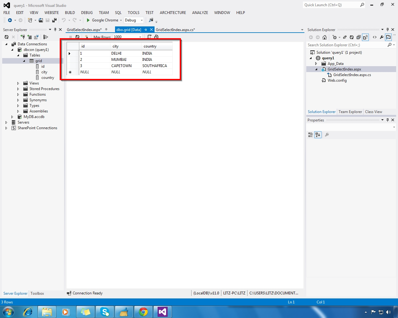 GridView SelectedIndexChanged Use in Asp.Net C# ~ ScreenShotsDrizzles