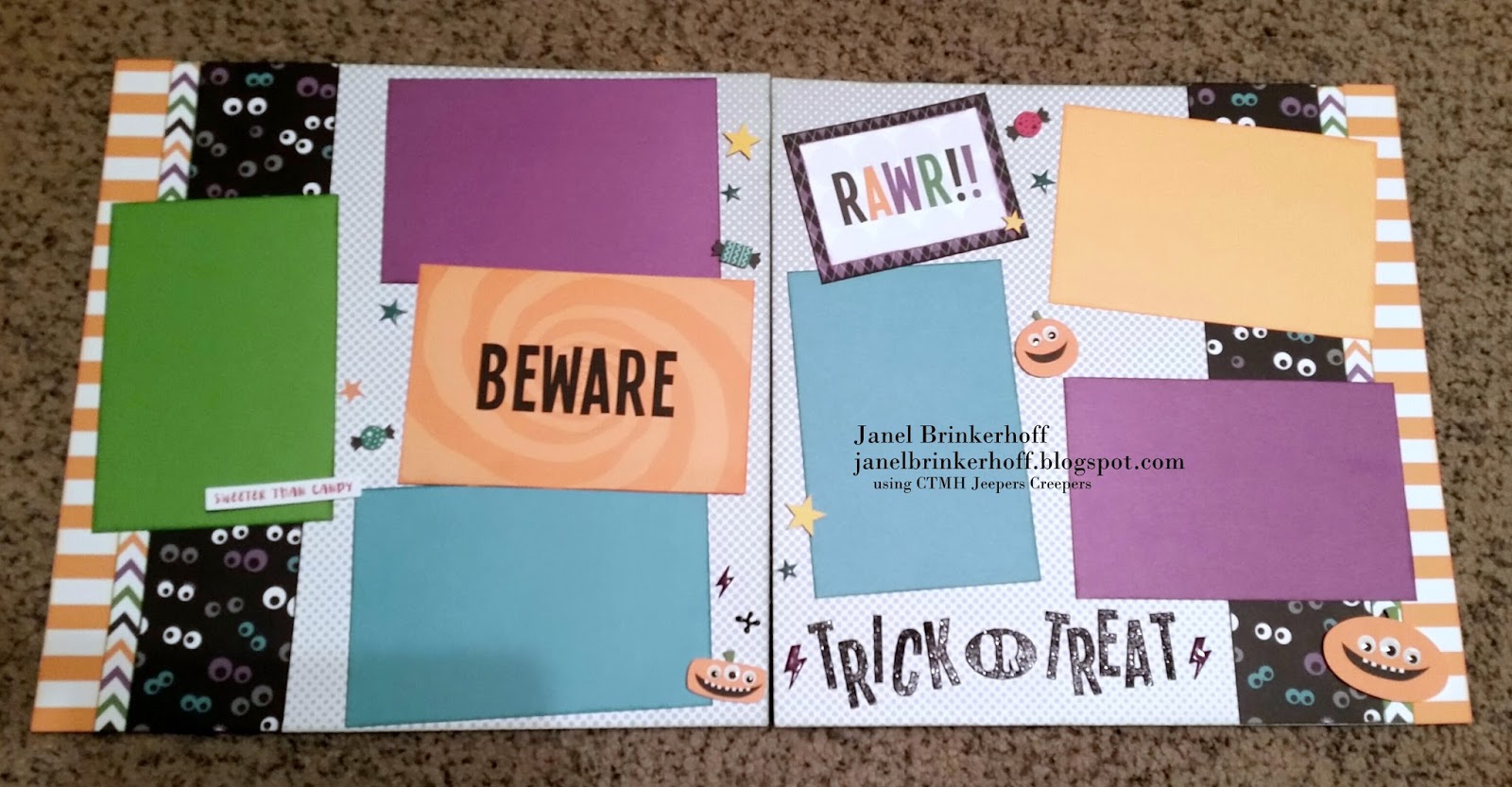 Janel's Creative Corner: Jeepers Creepers