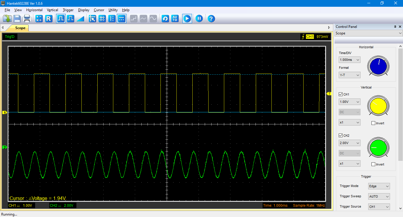 The Code Segment: Hantek 6022BL USB Oscilloscope: OpenHantek+PulseView ...
