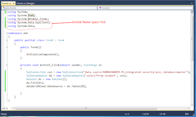 DataSet and DataAdapter in C# | MY.NET Tutorials