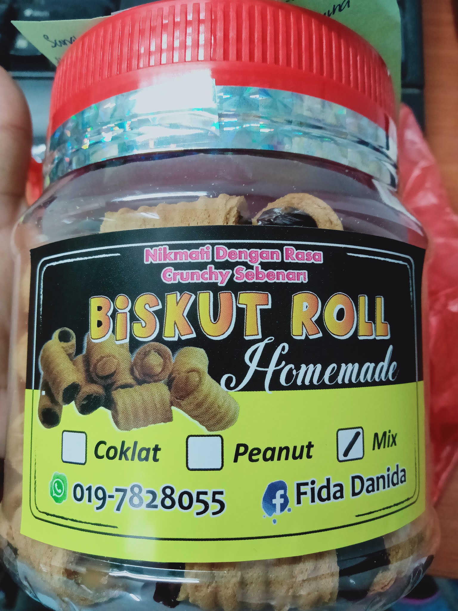 Kudap Kudap bersama Crunchy Biskut Roll Homemade