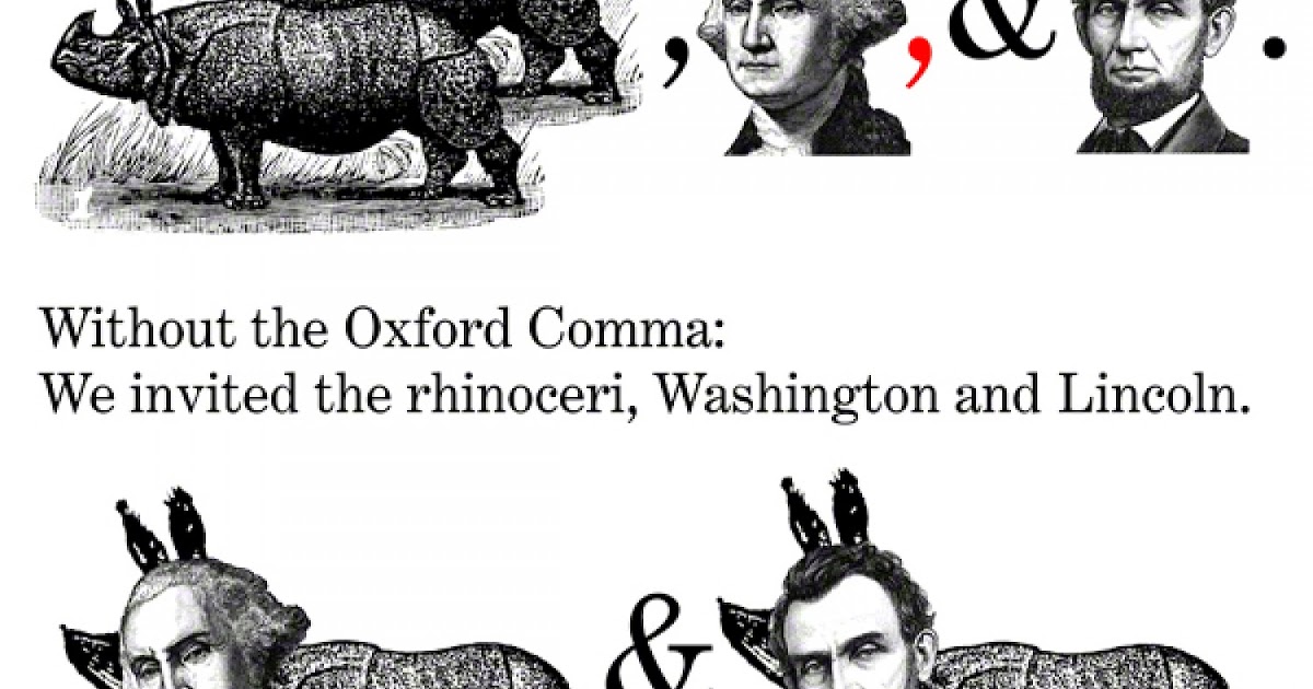 The English Language: What is the Oxford comma?