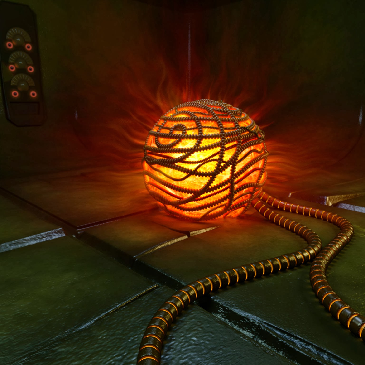 My Maya Portfolio: Fire Orb Orb