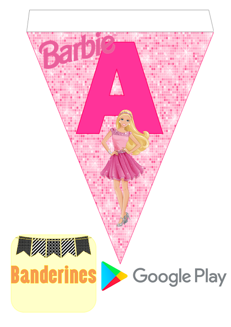 Kits imprimibles gratis : Banderines Barbie