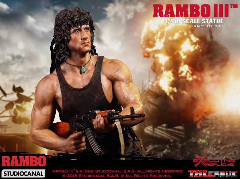 toyhaven: Check out TBLeague Quarter scale 1/4 Scale Rambo Ⅲ 46cm (18 ...