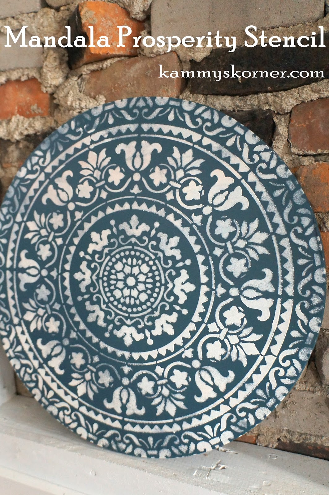 Kammy's Korner: Mandala: From A Table Top... For a Table Top (or wall!)