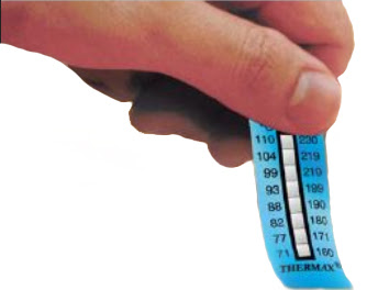 THERMAX 10 LEVEL TEMPERATURE STRIPS B | Wiratama Mitra Abadi