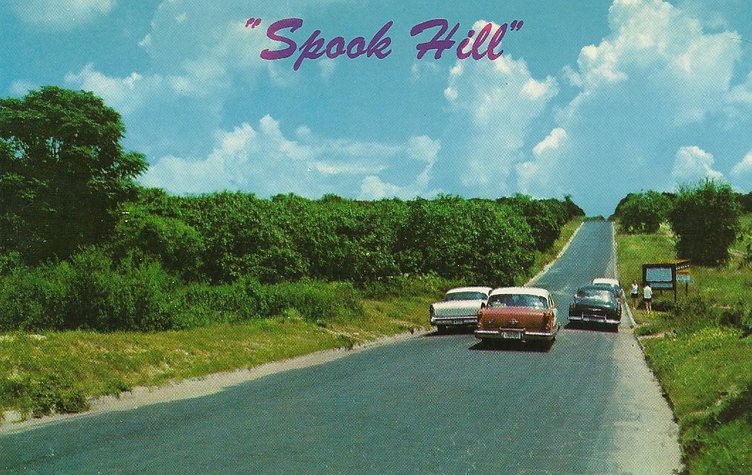 Vintage Travel Postcards: Spook Hill - Lake Wales, Florida