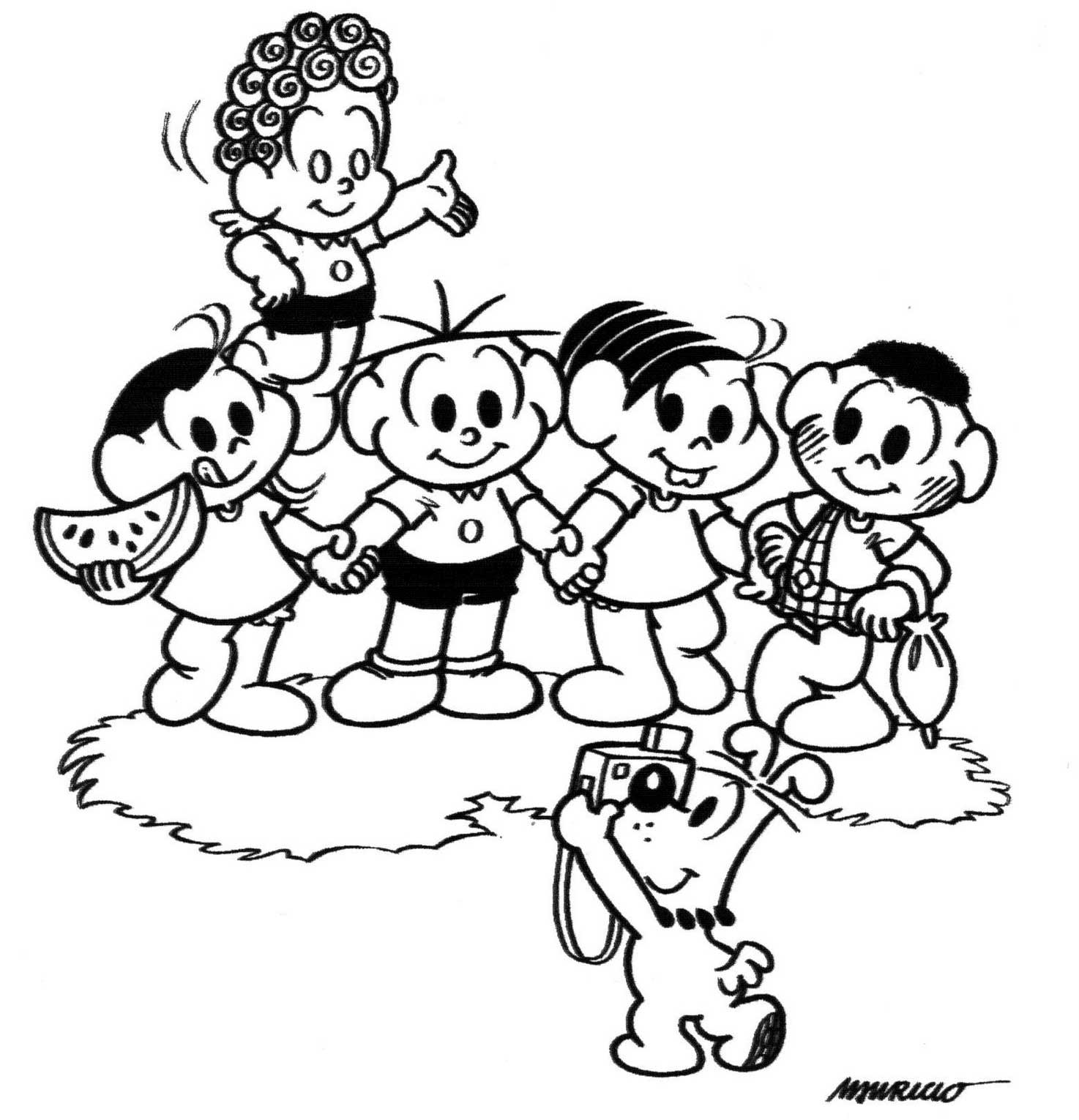 Baú da Web: Desenhos dia das crianças com a Turma da Mônica Baú da Web: Desenhos dia das crianças com a Turma da Mônica