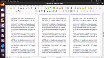 LibreOffice Writer: Page Formatting