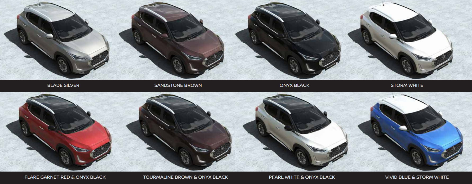 Nissan Magnite colours - Automobile Planet