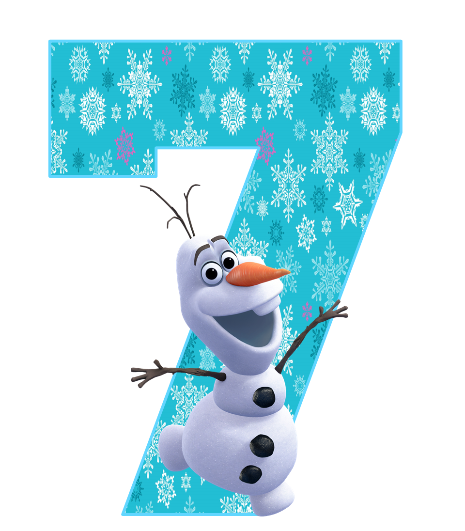 Kits imprimibles gratis : Números de Frozen