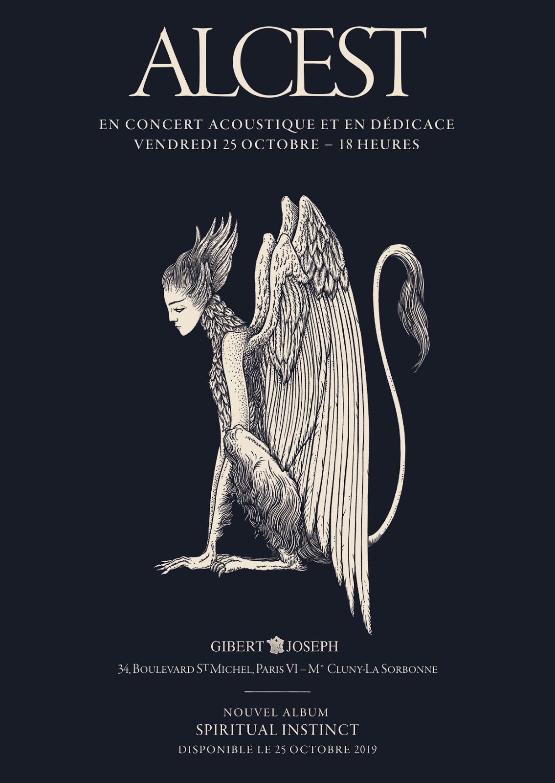 ALCEST en concert acoustique pour la sortie de "Spiritual Instinct"