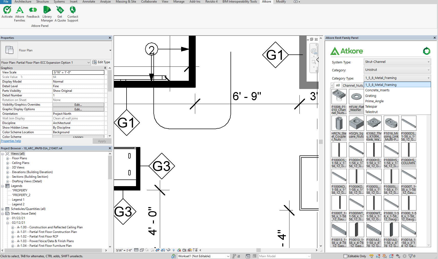 Revit Add-Ons: Free Atkore BIM Toolbar — Place Atkore Product Families