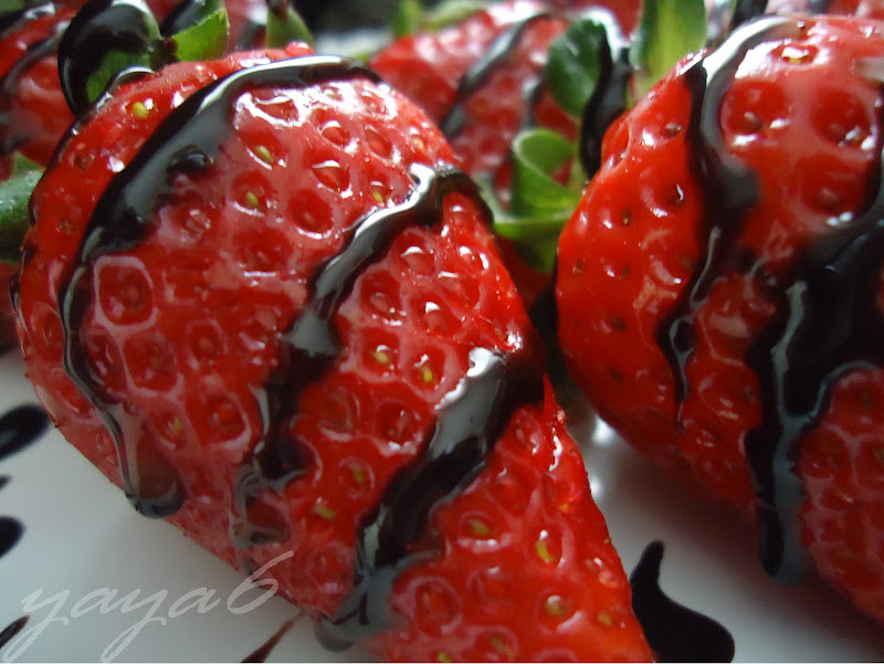 Capsuni cu ciocolata