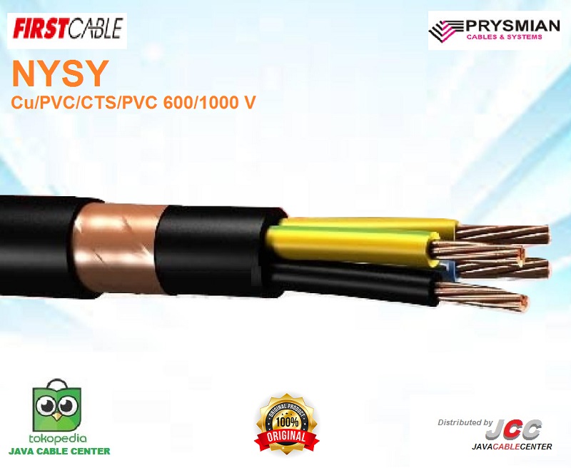 JAVA CABLE CENTER: KABEL NYSY Cu/PVC/CTS/PVC 600/1000V ( PRYSMIAN/FIRSTCABLE )