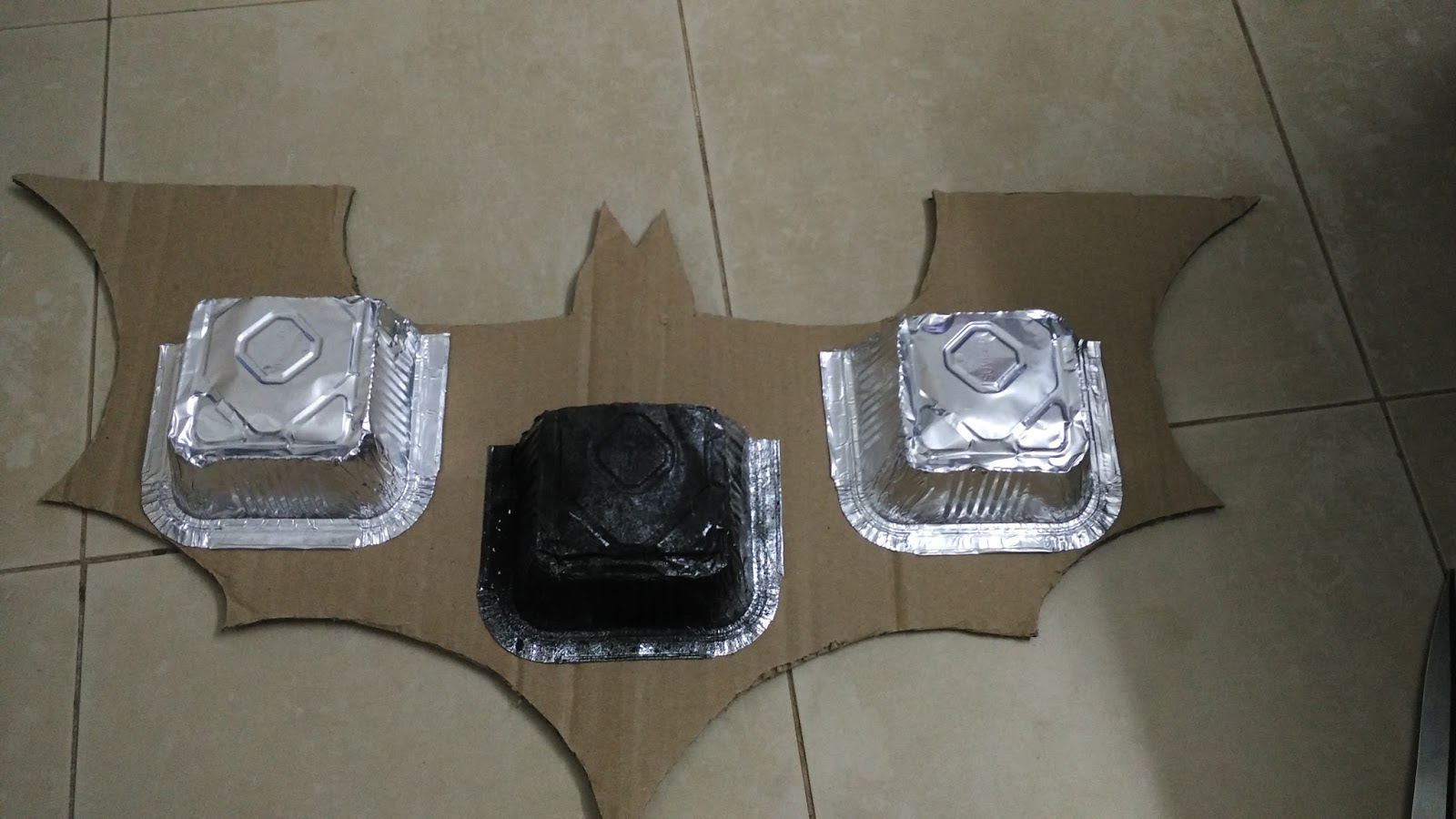 Batman themed storage wall hanging