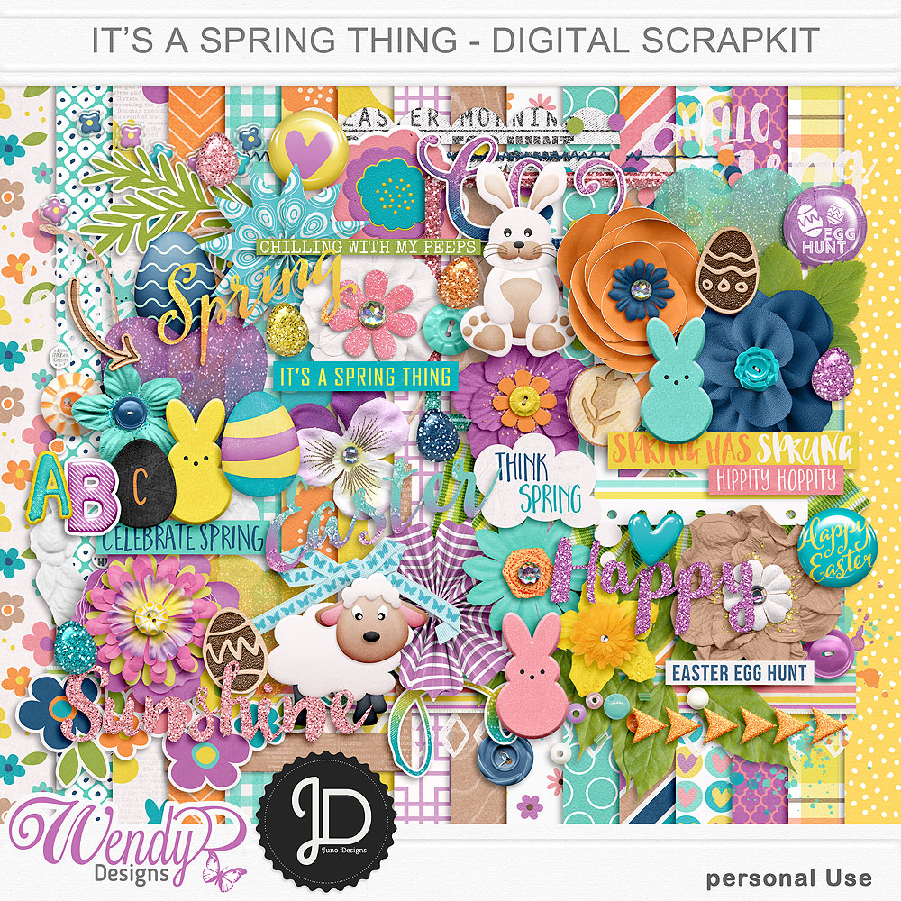 My Scrap Album: It's a spring thing by Juno & WendyP Designs