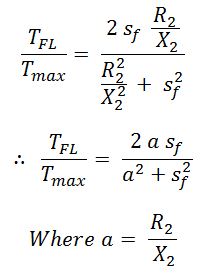 Torque Equation of Induction Motor