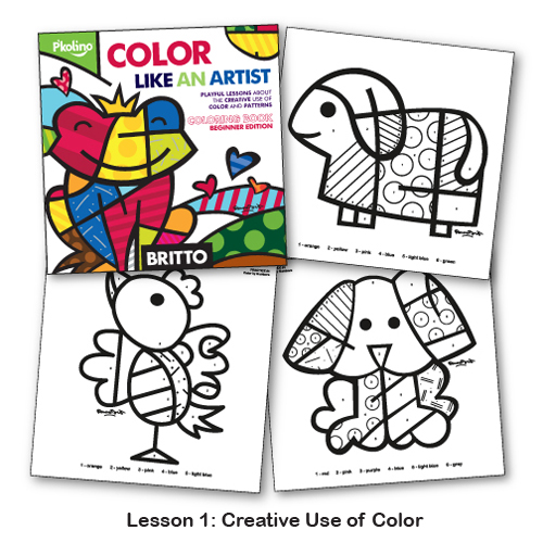 Romero Britto Coloring Pages - Coloring Pages