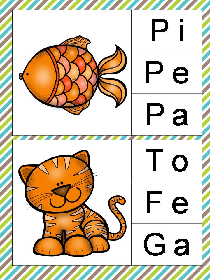 Tarjetas educativas para marcar el sonido inicial | Materiales ...