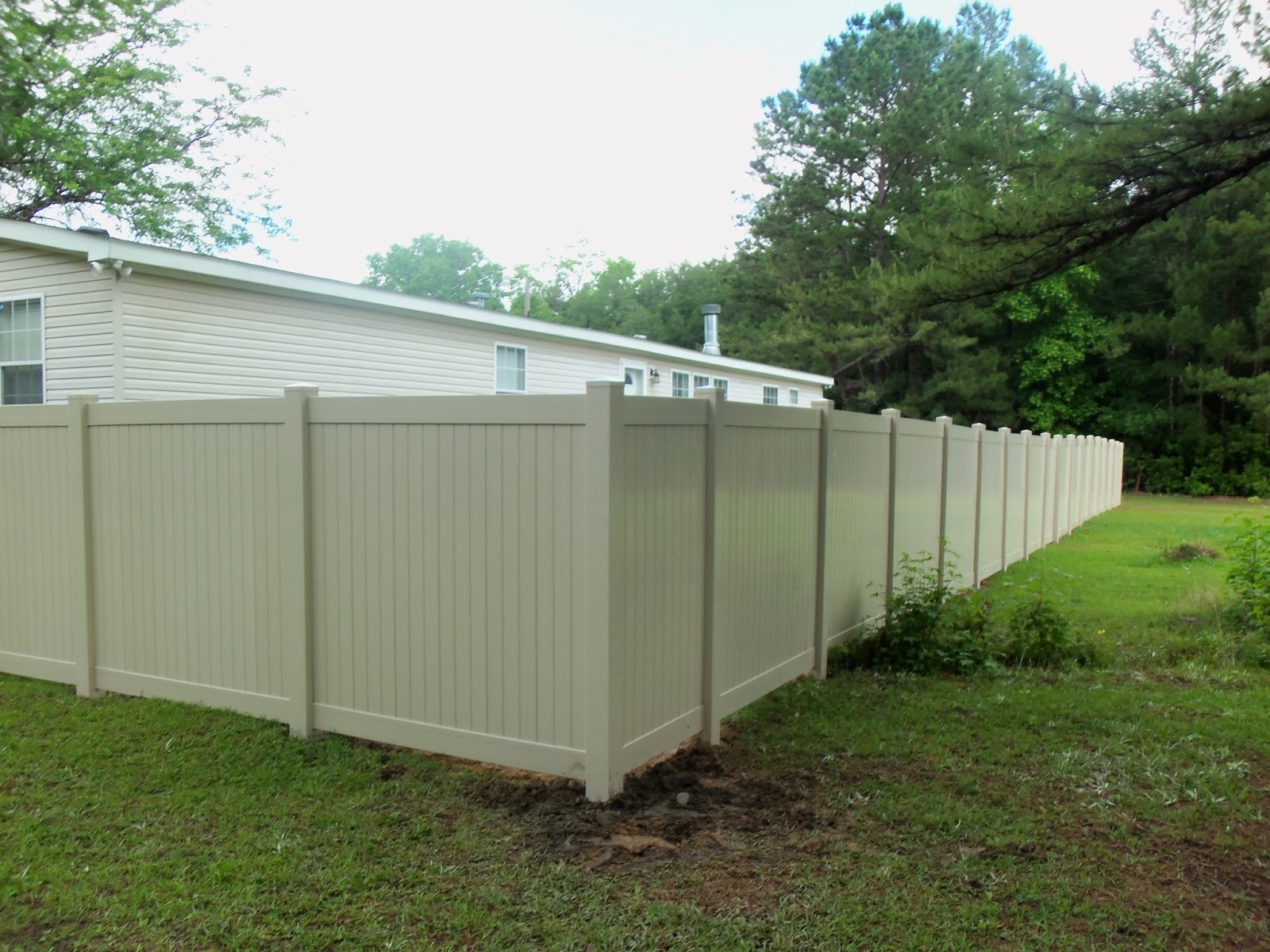 Town & Country Fences, LLC: Poly-Vinyl Creations Install in Huger SC