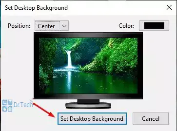 How to change desktop wallpaper without activating Windows 10